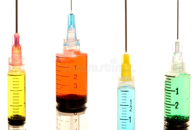 Syringes stock image. Image of colors, vaccination, injection - 5302203