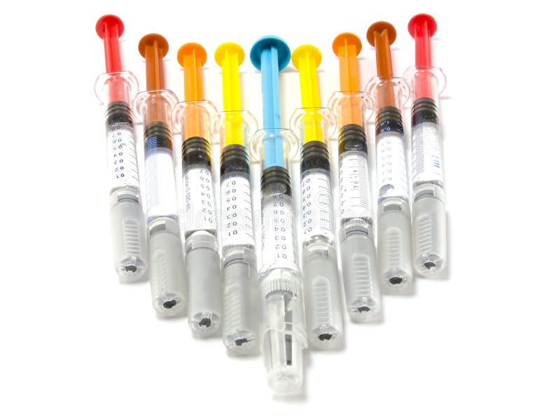 Medicine in syringes stock photo. Image of choice, hospitals - 18122542