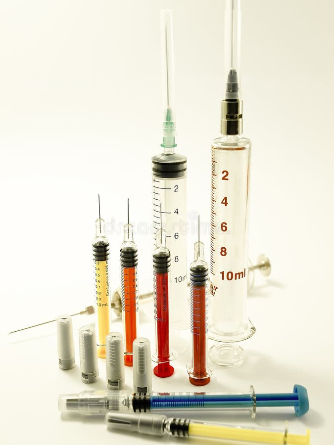 Syringes of Different Colors Stock Photo - Image of insulin, drug: 22927044