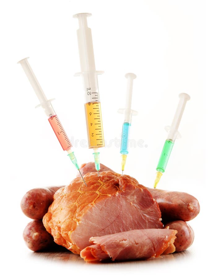 Syringes Meat White Genetically Modified Food Stock Photos - Free ...