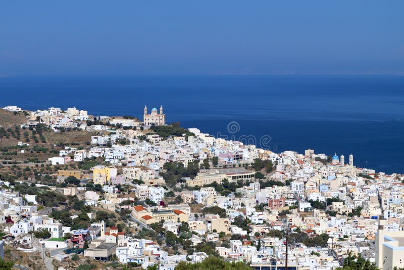 Syros-Insel in Griechenland Stockfoto - Bild von meer, reise: 31277358