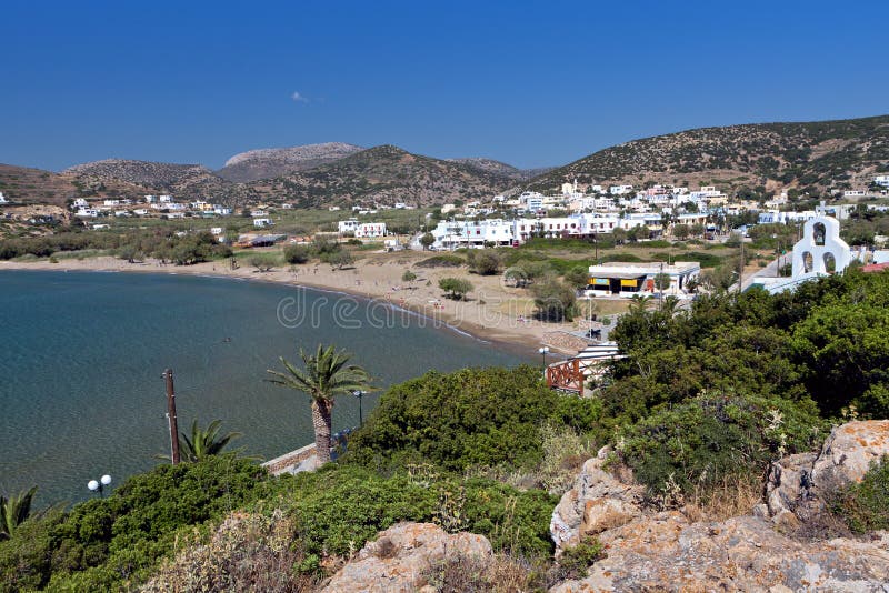 Syros-Insel in Griechenland Stockbild - Bild von palme, cyclades: 31414767