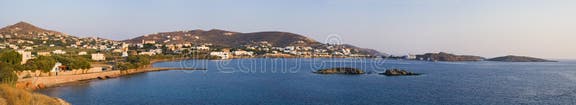 Poseidonia, Syros Island stock photo. Image of destinations - 22620230