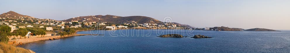 Poseidonia, Syros Island stock photo. Image of destinations - 22620230