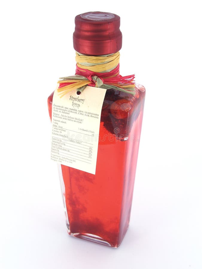 Syrup bottle stock image. Image of home, juice, drinks - 3356635