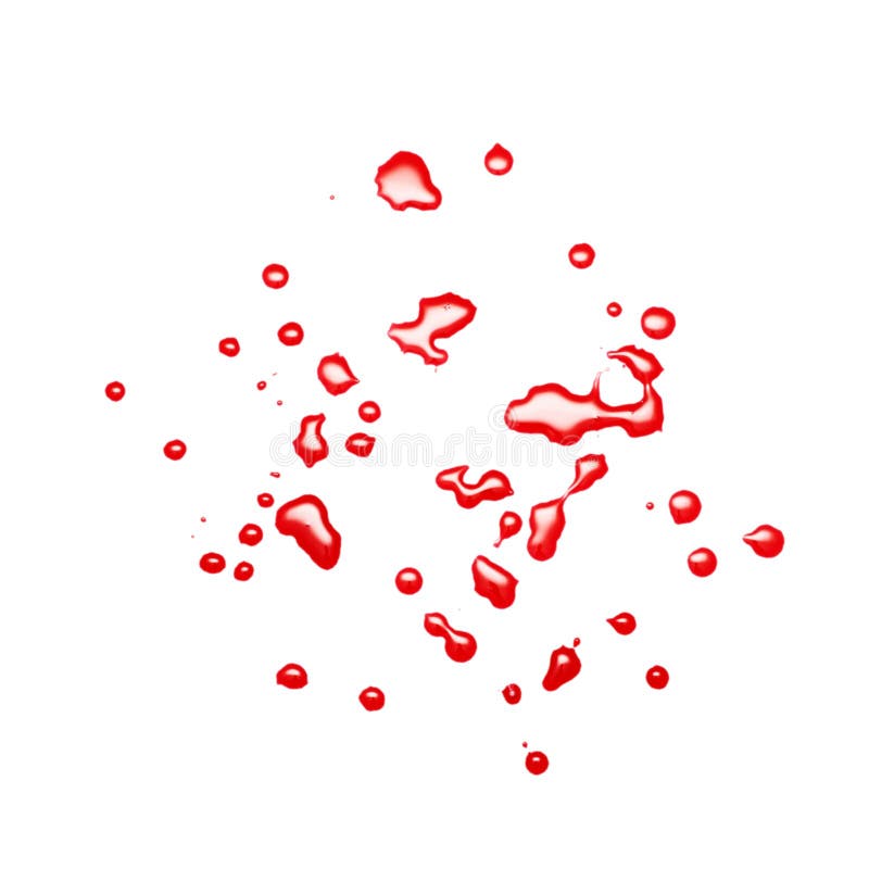 Red ink blot stock image. Image of droplet, spot, isolated - 26694087