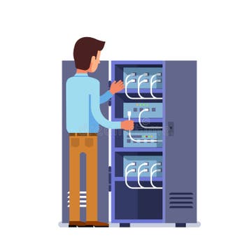 Server Rack Cartoon Stock Illustrations – 1,714 Server Rack Cartoon ...