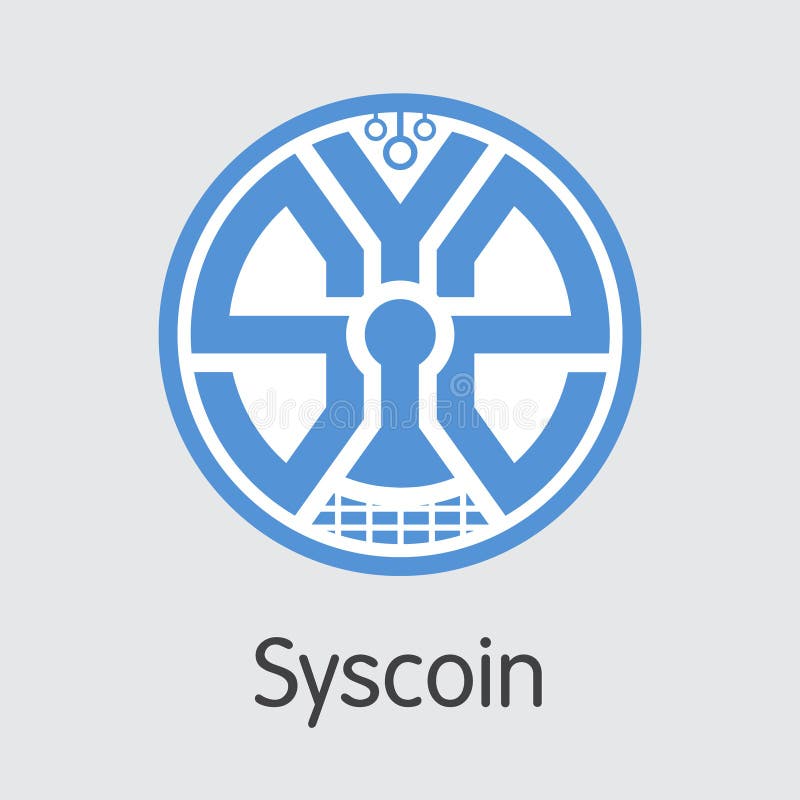 Syscoin Digital Currency. Vector SYS Coin Image. Stock Vector ...