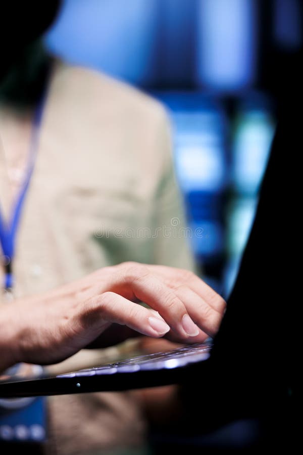 System Admin Does Maintenance Checklist Stock Image - Image of data ...