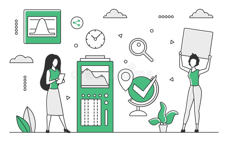 System Administration Service Stock Vector - Illustration of diagnostic ...