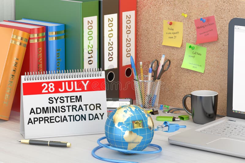 System Administrator Appreciation Day, SysAdmin Day Concept, 3D Stock ...