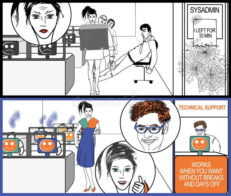 Male Sysadmin Stock Illustrations – 105 Male Sysadmin Stock ...