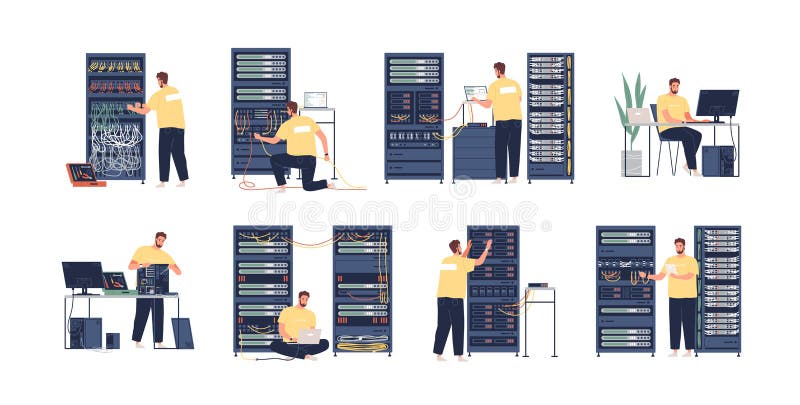 Repair Computer Vector Stock Illustrations – 38,015 Repair Computer ...