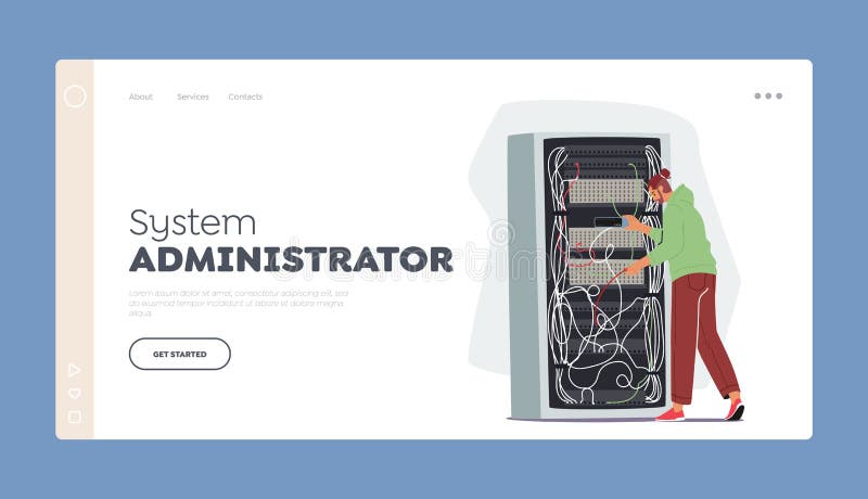 System Administrator Template Stock Illustrations – 594 System ...