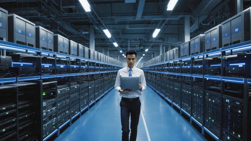 System Administrator in Large Data Center, Analyzes Network Status ...