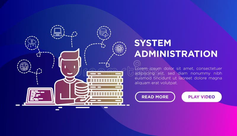 System Administrator Template Stock Illustrations – 594 System ...