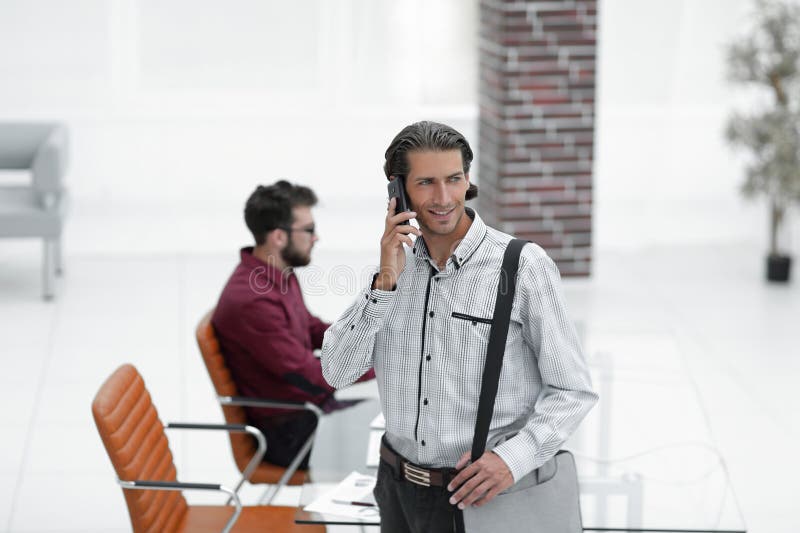 System Administrator Talking on the Phone Stock Image - Image of ...