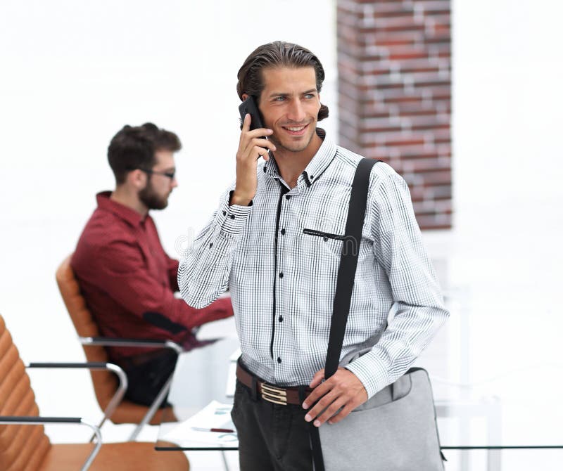 Administrator Talking To Client and Scheduling Next Meeting Stock Photo ...