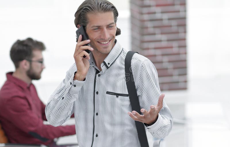 System Administrator Talking on the Phone Stock Image - Image of ...
