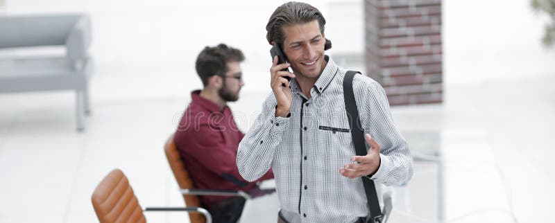 System Administrator Talking on the Phone Stock Image - Image of male ...