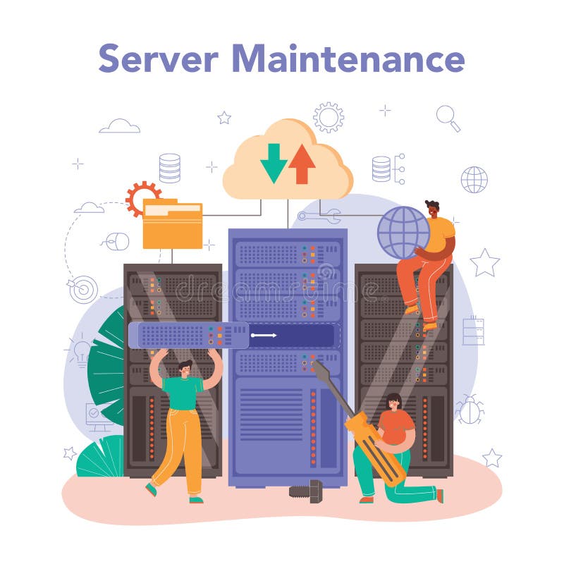 Maintain Server Stock Illustrations – 429 Maintain Server Stock ...