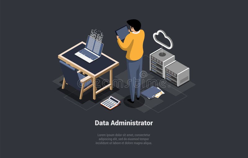 Administrator Upkeeping Stock Illustrations – 73 Administrator ...