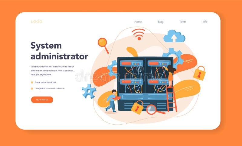 Systems Administrator Stock Illustrations – 194 Systems Administrator ...