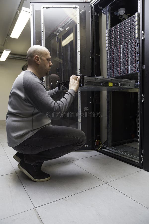 Computer administrators stock photo. Image of disk, maintainance - 56047438