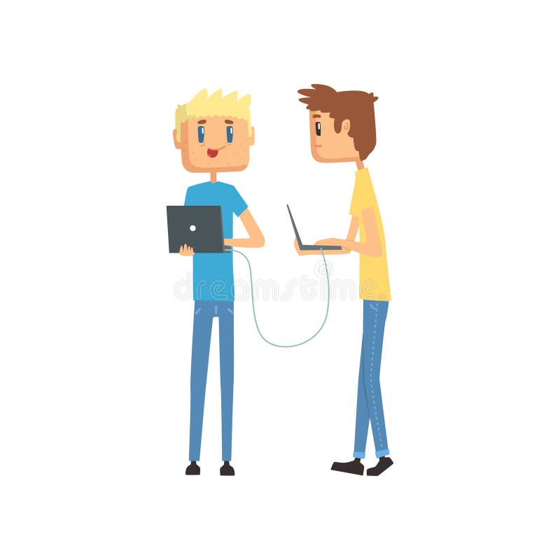 Network Engineers stock illustration. Illustration of connector - 13159001