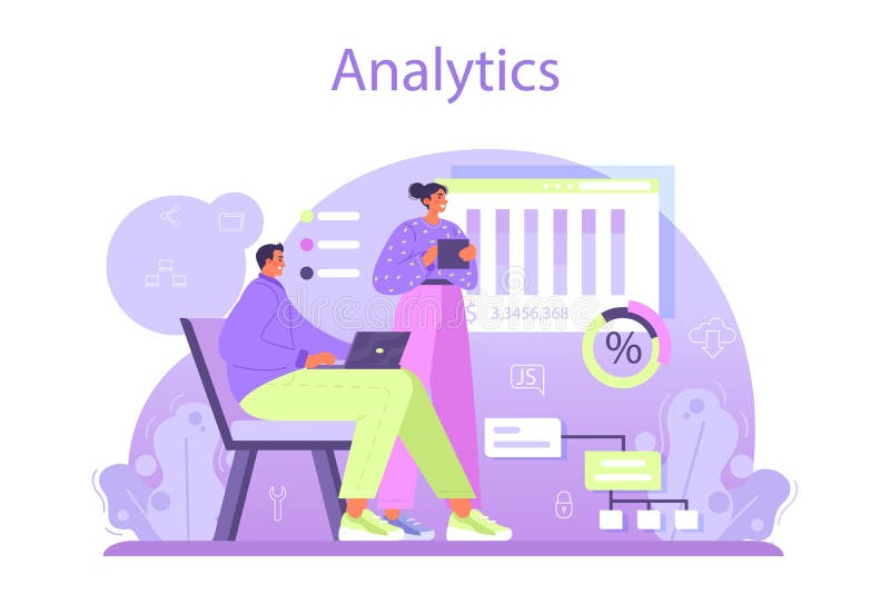 System Analyst Concept. it Technologies and Systems for Business Stock ...