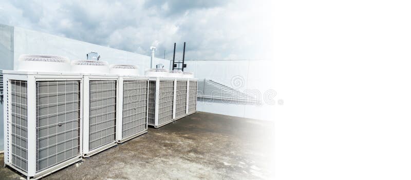 System of Central Conditioning Set on the Roof of the Building Stock ...