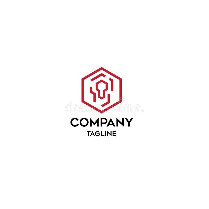 System Company Logo Template Stock Vector - Illustration of design ...