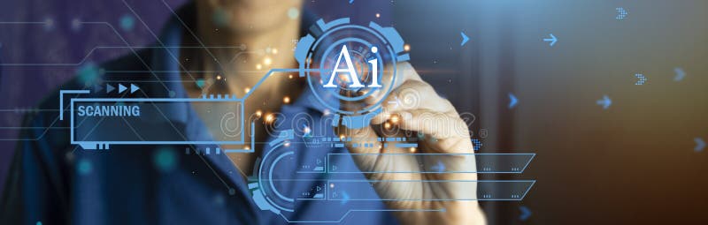 System Concept Controlled by Artificial Intelligence Stock Image ...