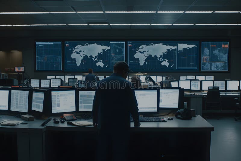 Control Room Operator Stock Illustrations – 445 Control Room Operator ...