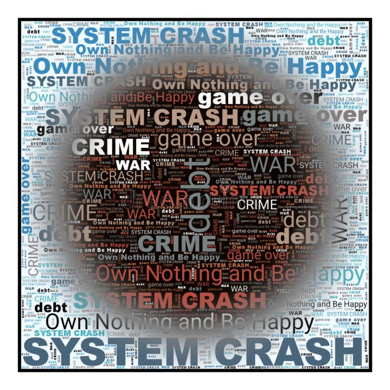 System Crash New World Order Stock Illustration - Illustration of world ...