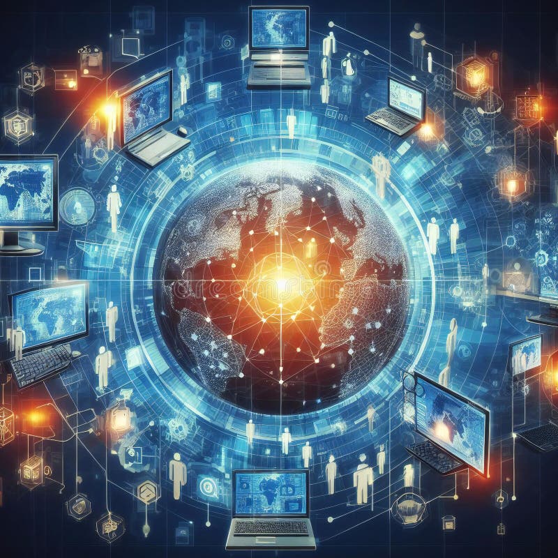 System Development in Digital Ai Technological Network Connection Ai ...