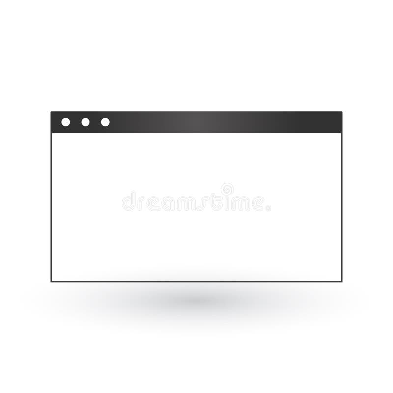 System Dialog Window. Sign of Dialog Window. Vector Illustration ...