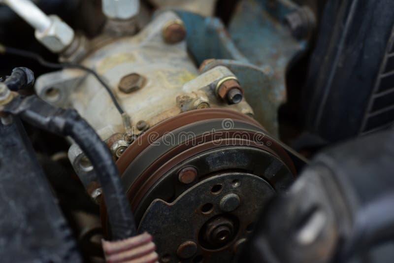 System Equipment in the Engine Compartment Stock Image - Image of ...