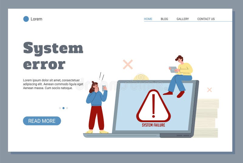 Cartoon Error Laptop Screen Virus Stock Illustrations – 133 Cartoon ...