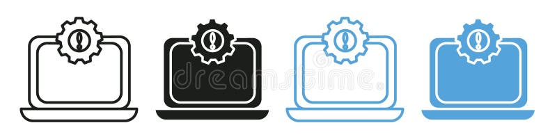Machinery Error and Technical Fault Icon for Industrial Challenges ...