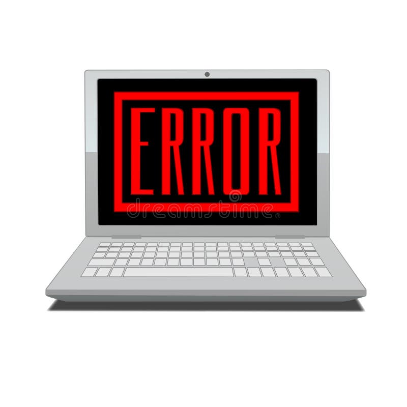 System error stock vector. Illustration of font, coding - 44504075