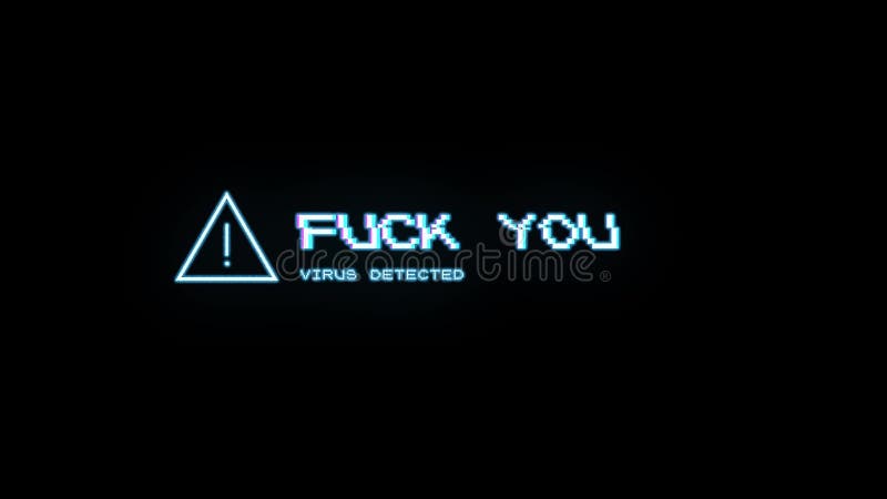 System Error Text Message, Virus Detected. Glitch Effect Animation of a ... System Error Text Message, Virus Detected. Glitch Effect Animation of a ...