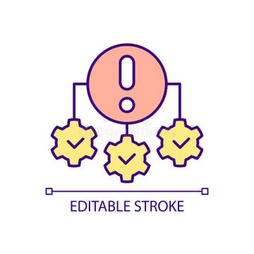 System Errors RGB Color Icon Stock Vector - Illustration of wrong ...