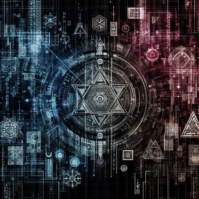 System Failure a Distorted Glitchy Matrix Code Effect with a Dar Stock ...