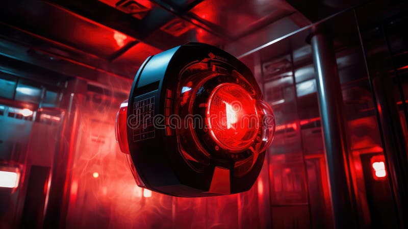 System fire and security stock illustration. Illustration of response ...