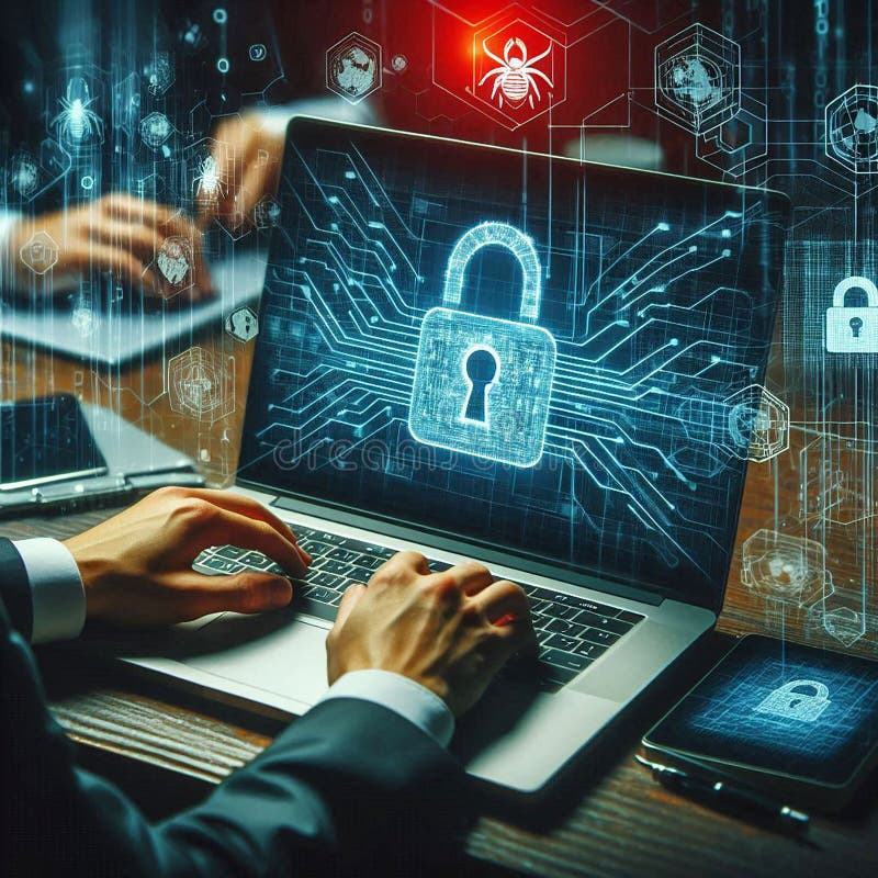 Virus Alert Laptop Stock Illustrations – 4,632 Virus Alert Laptop Stock ...