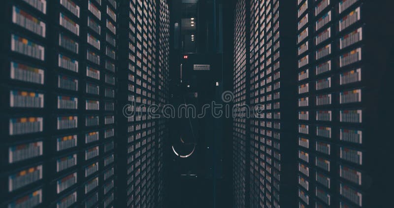 System, Hardware and Server Room Background for Information Technology ...
