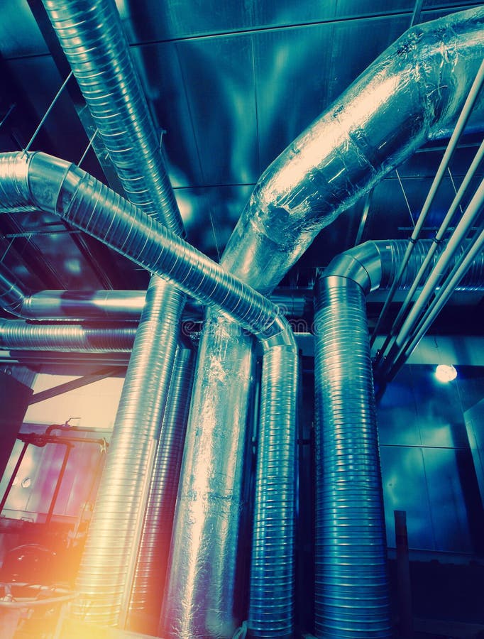 Ventilating pipes stock photo. Image of conditioning - 23662172