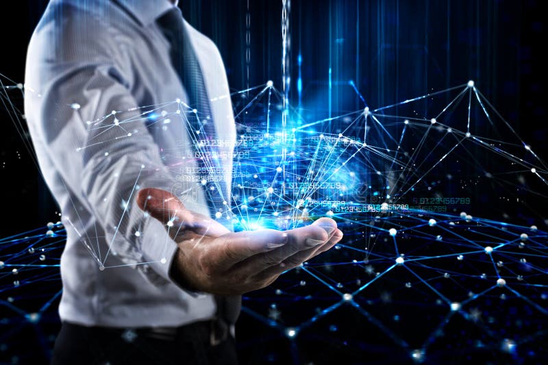 System of Interconnection of Social Network Stock Photo - Image of ...