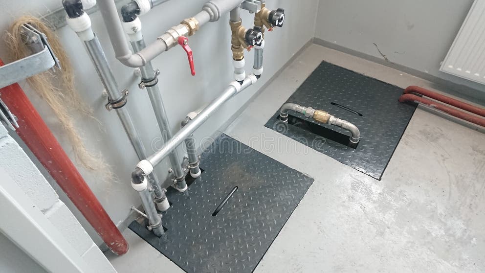 Pipe system . stock image. Image of industrial, flow - 234895019